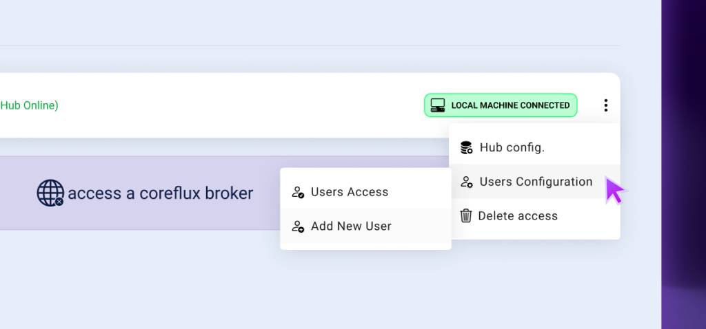 Configuration - Coreflux Documentation